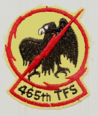 USAF Air Force Patch: 465th Tactical Fighter Squadron | eBay