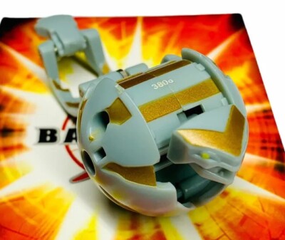 Bakugan Battle Brawlers Spin Master Grey Haos Rattleoid 380G Anime TCG ...