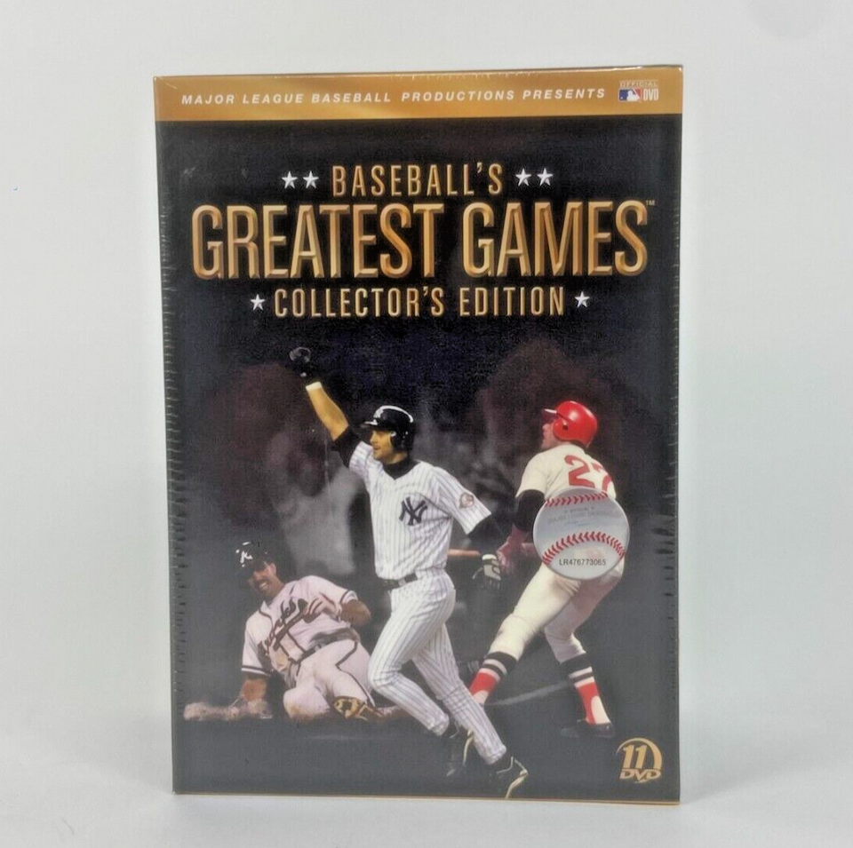 Baseball's Greatest Games Collector's Edition MLB DVD Set ~ 11 Discs ...