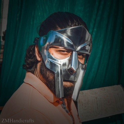Mf Doom Masque Mad-Villain Tempered Steel Visage Médiévale Armor Forgé ...