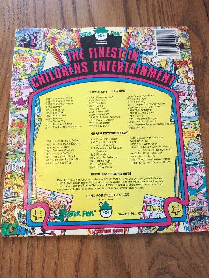 Peter Pan Records Four Songs HOKEY POKEY 45rpm Ships N 24h | eBay