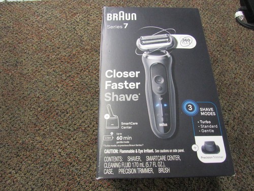 Braun Series 7 Wet & Dry Electric Razor 360 Hair & Trimmer Men 7120S ...