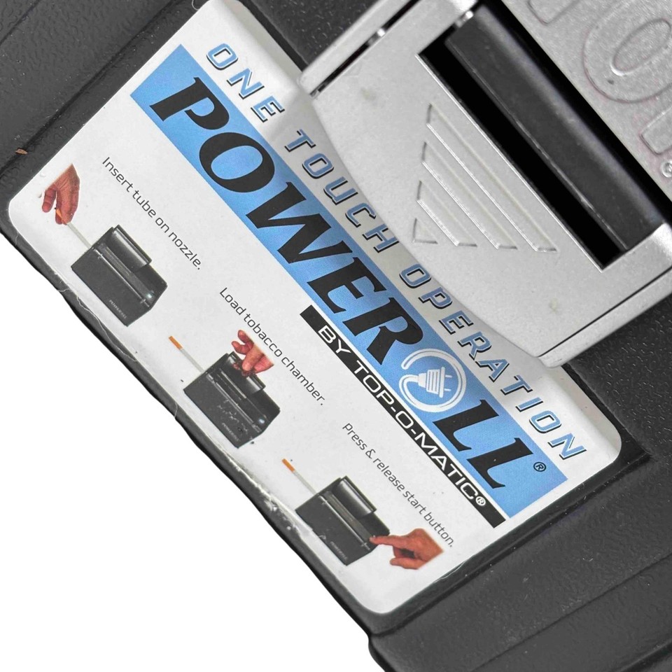 NEW POWEROLL ELECTRIC KING SIZE CIGARETTE MACHINE TOP-O-MATIC WITH ...