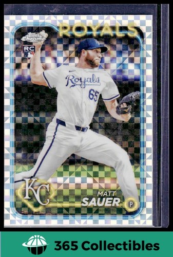 2024 Topps Chrome Update Matt Sauer #US25 Baseball Royals | eBay