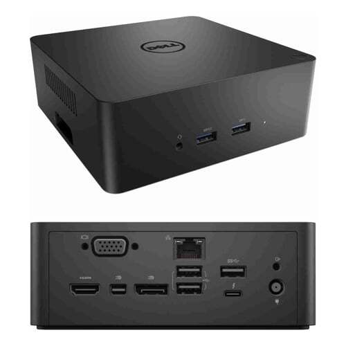 Dell Precision TB18DC Dual USB-C Thunderbolt Dock with Power Supply ...