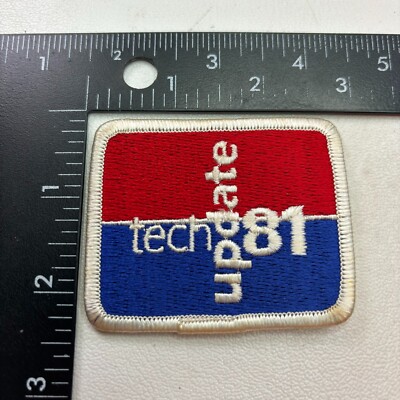 Vintage (1981 ?) TECH UPDATE 81 Patch (? Computer & Technology ?) 44TW ...