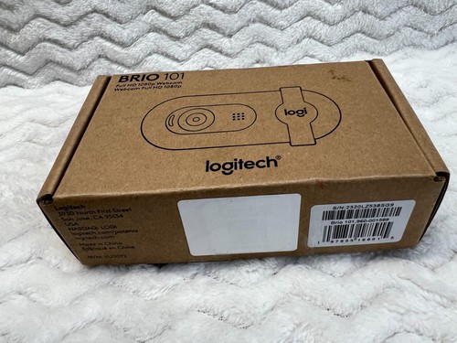 Logitech Brio 101 Full HD 1080p Webcam Made for Meetings Work Streaming ...
