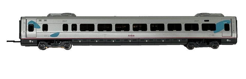 BACHMANN AMTRAK ACELA EXPRESS PASSENGER TRAIN SET HO SCALE - FREE ...