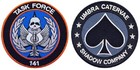 Call of Duty Modern Warfare Shadow Company Spade Patch -2PC IRON ON 3.5 ...