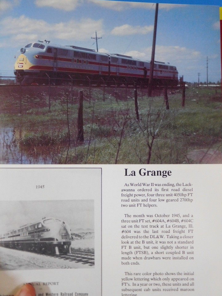 Lackawanna Railroad in Color by David Sweetland Dust jacket Morning Sun ...