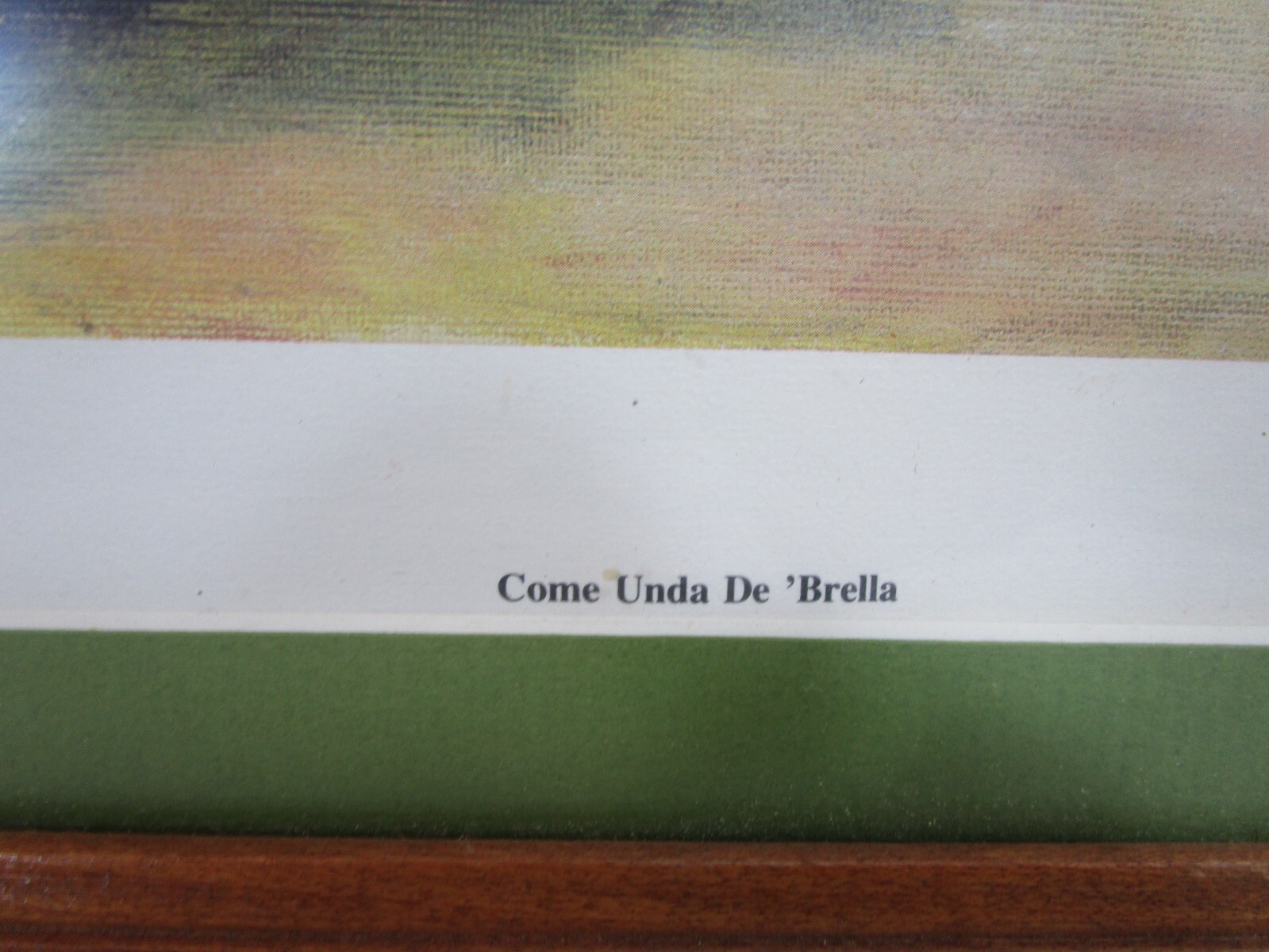 Annie Lee Come Unda De Brella Art Print African American 12x16 Framed ...