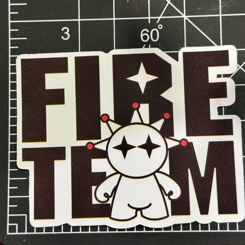 FIRE TEAM Square ROBLOX Gaming Vinyl Decal Sticker Bomb Gamer EMO ...