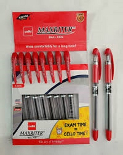 5x Cello MAXRITER Ball Pen | RED | 0.6mm | Smooth Writing | Free ...