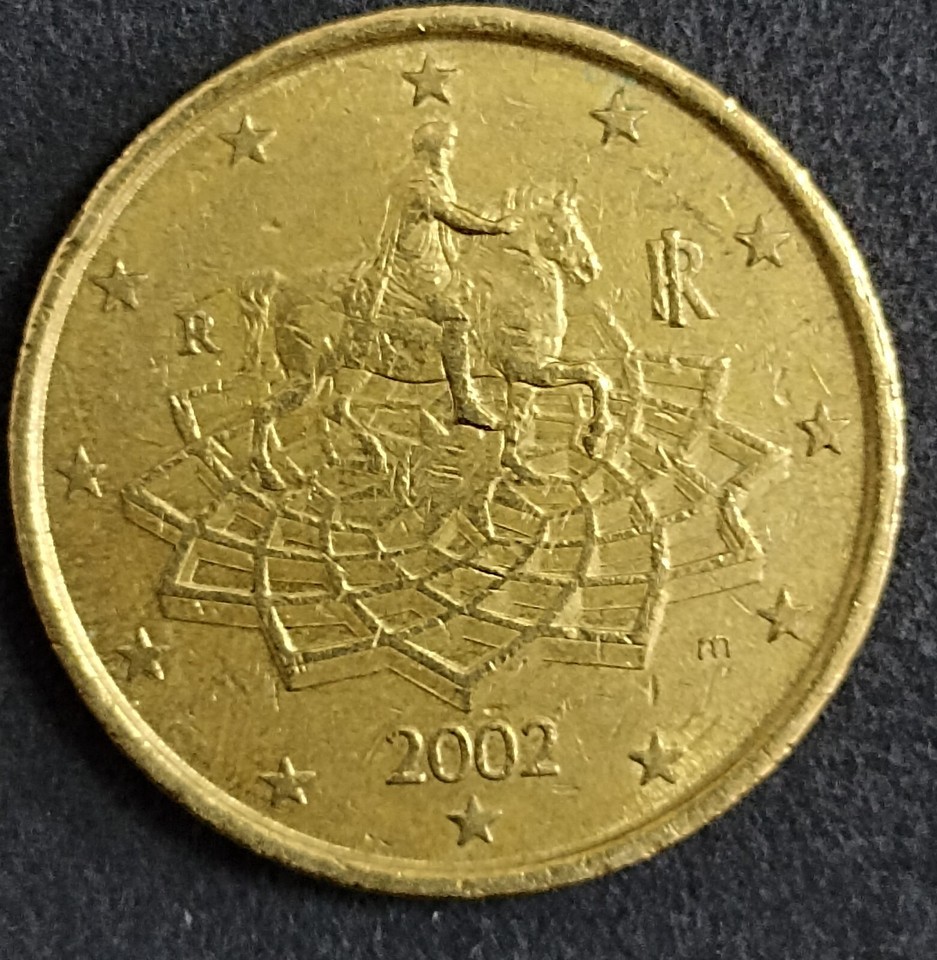 Seltene wertvolle 50 CENT € Münze "Italien 2002" Sammlerstück | eBay