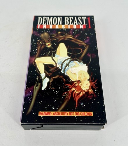Demon Beast Invasion 1 (VHS, 1995, English Subtitles) Erotic Anime ...