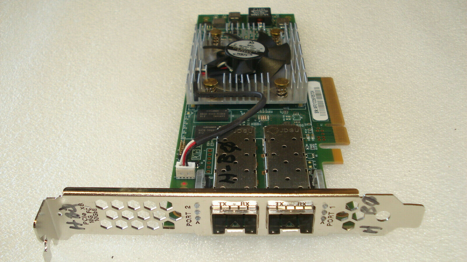 QLogic QLE8362 10GB Dual Port PCIe3 x 8 Network Adapter Card HD8310405 ...