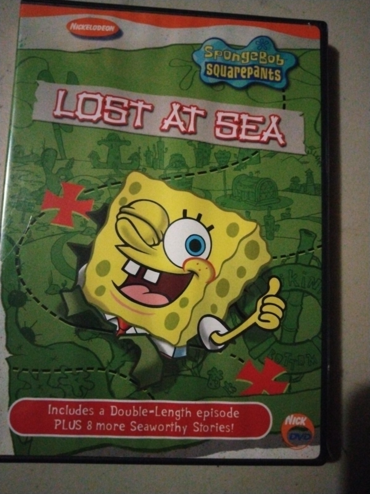 Spongebob Squarepants - Lost at Sea (DVD, 2003, Checkpoint Security Tag) 97368791923 | eBay