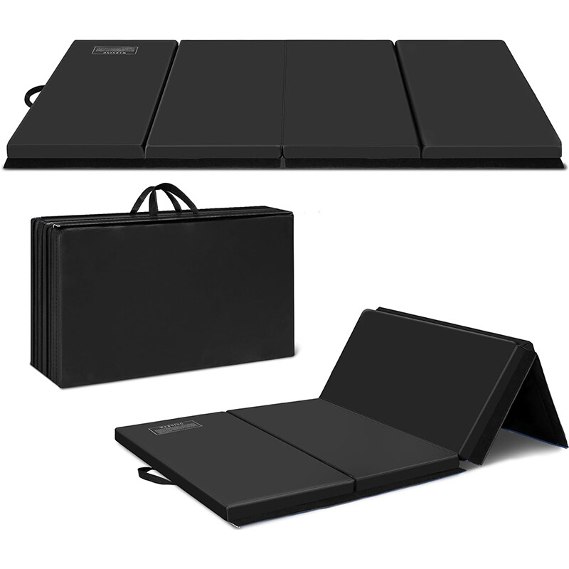 3'x6'x2 Thick Folding Gymnastics Exercise Mat Aerobics Stretching Yoga ...