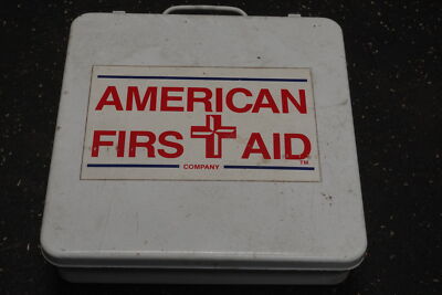 Vintage American First Aid Company First Aid Kit w/ Contents | eBay