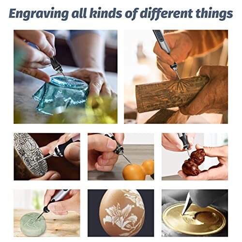Engraving Pen Tool Kit Etching Pen DIY Rotary Tool for Glass Wood ...