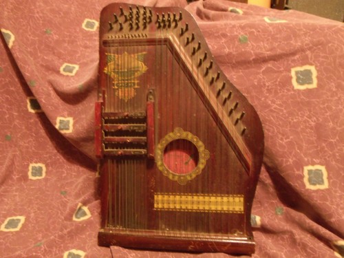 Antique Oscar Schmidt Menzenhauser Panama 1915 Special Zither w/auto ...