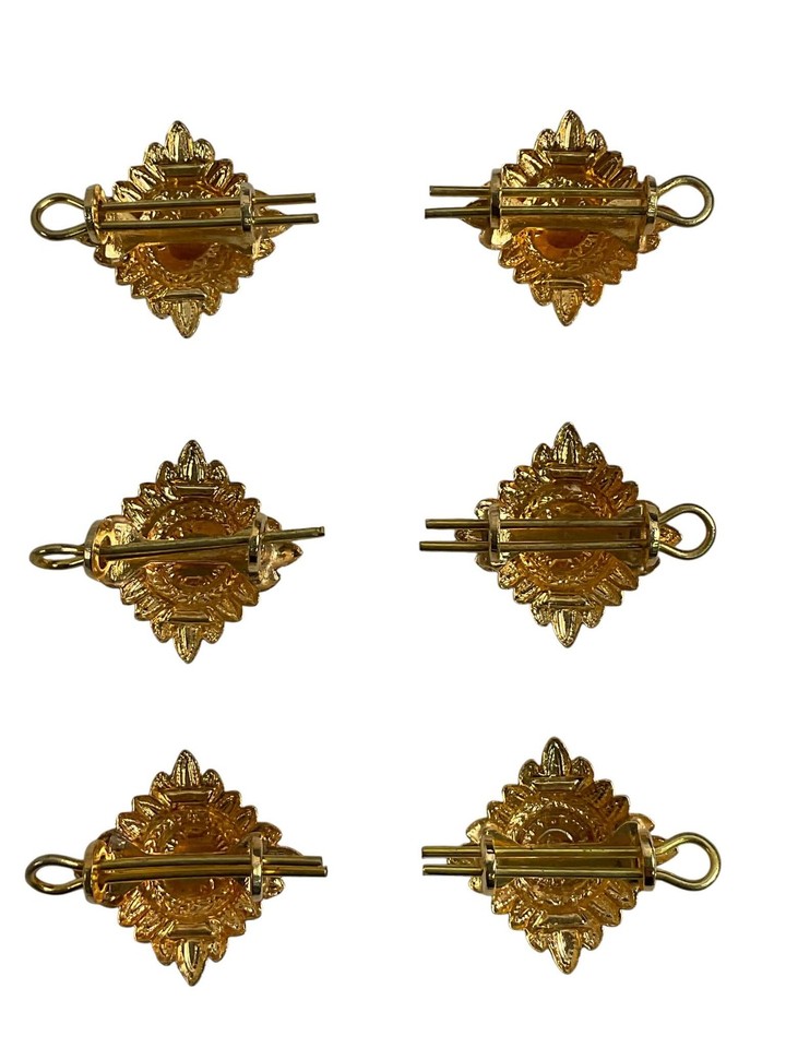 Canadian Army Officers Gilt Captain Rank Insignia Set | eBay