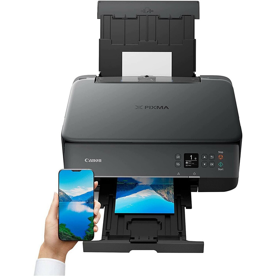 Canon PIXMA TS6420 Wireless Inkjet All In One Printer Black Fast ...
