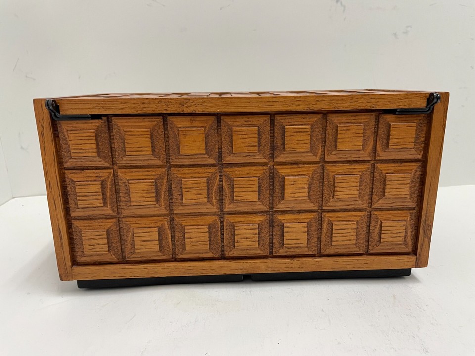 MCM Western Electric Teak Wood Box for Executive Desk Phone Movie/TV ...
