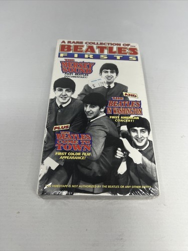 A Rare Collection of Beatles Firsts The Mersey Sound Music VHS Tape NEW ...