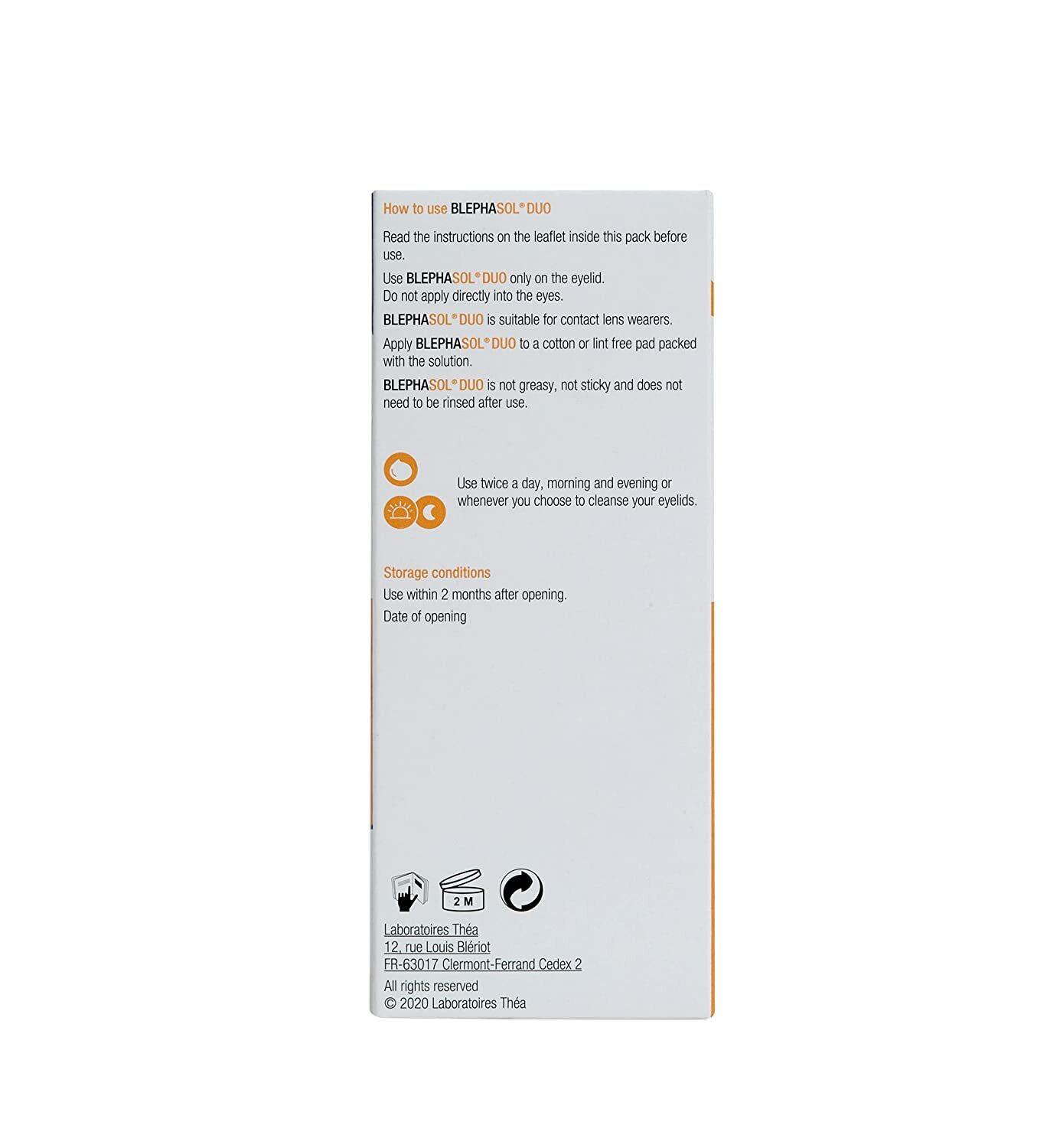 VALUE PACK Blephasol Duo Eyelid Hygiene 100ml Lotion 100 Pads Bundle ...