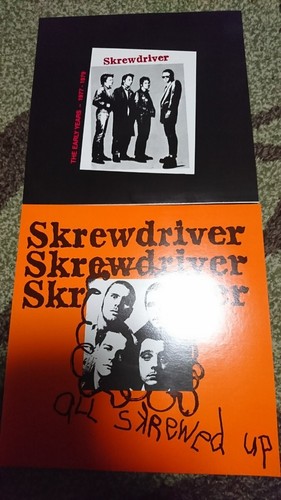 Skinheads Band "Screwdriver" Punk + Hardcore Vinyl Record 2LP Used | eBay
