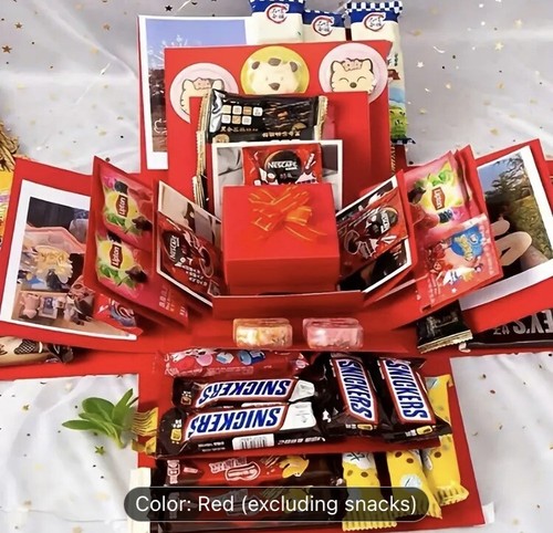 Exploding Box DIY Explosion Surprise Gift Box Handmade Snack Box Ideal ...