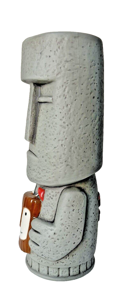 TIPSY TIKI Tiki Bob Mug w/All 4 Don Beach Swizzles 7.5" Tiki Farm Gift ...