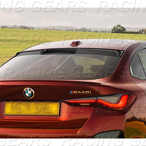 REAL CARBON FIBER REAR ROOF SPOILER WING FIT 21-23 BMW 430I 440I GRAN ...