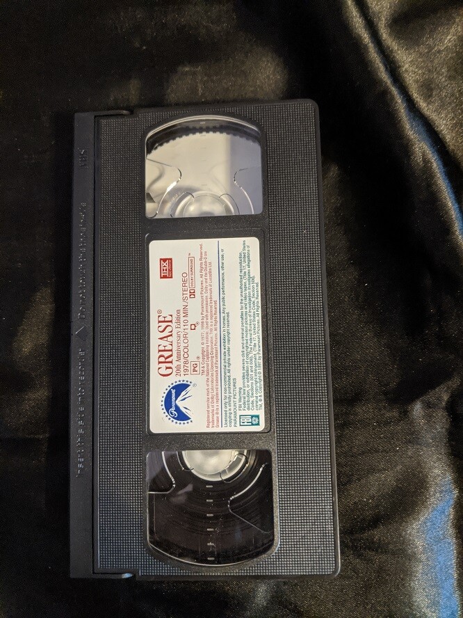 Grease VHS VCR Video Tape Used Movie John Travolta 97360110838| eBay