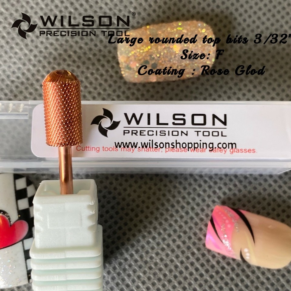 Large Barrel Rounded Top Bit - WILSON Tungsten Carbide Nail Drill Bit ...