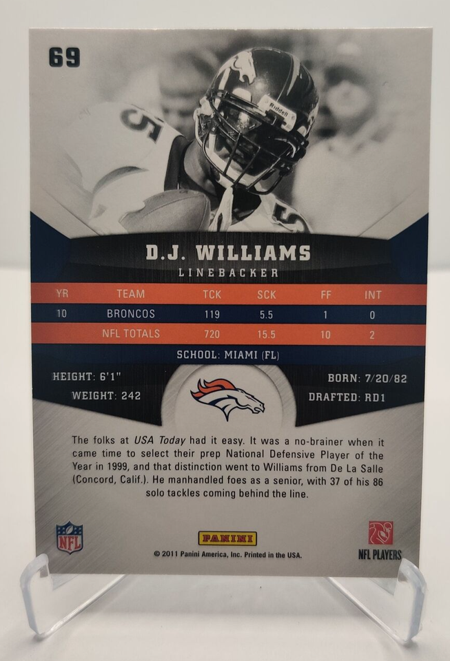 2011 Panini Gridiron Gear #89 Ryan Torain Washington Redskins football ...