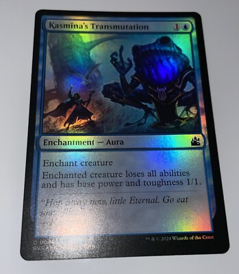 MTG Kasmina’s Transmutation Foil Ravnica Remastered 2024 Wizards Of The ...