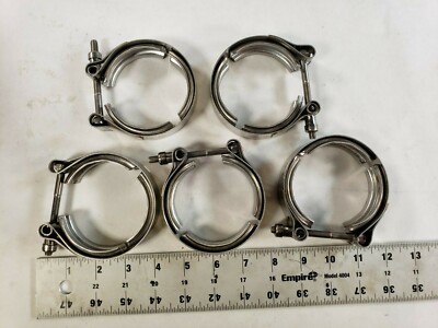Lot Of 5 RG Ray 5484567 Stainless Steel V Band Turbo Exhaust Clamp | eBay