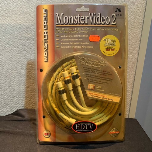 Monster Cable MonsterVideo 2 Component Video Cable 2M - New | eBay