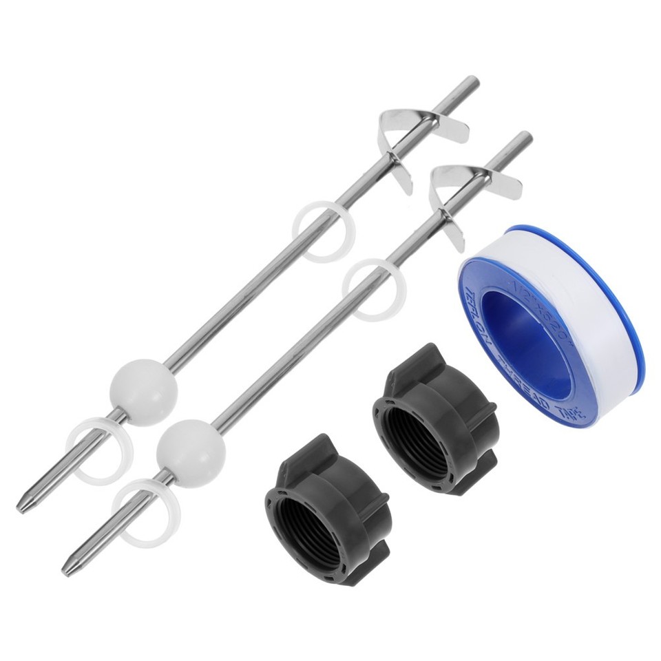 2 Pcs Faucet Extension Rod Pop up Drain Pull Assembly Bathroom Sink ...