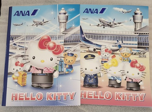 2 Hello Kitty ANA All Nippon Airways Writing Pads - Unused | eBay