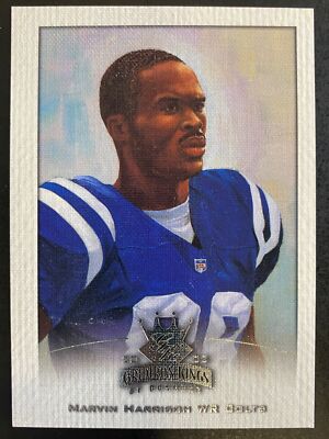 Marvin Harrison 2002 Donruss Gridiron Kings Football Indianapolis Colts ...