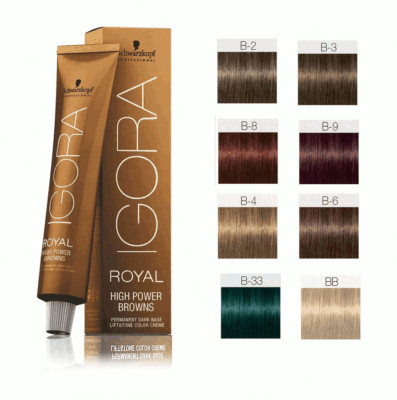 Schwarzkopf Igora Royal High Power Brown Permanent Hair Color PAY ONE ...