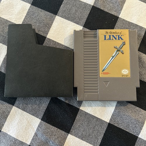 The Adventure Of Link Nintendo NES Authentic Grey Catridge only ...