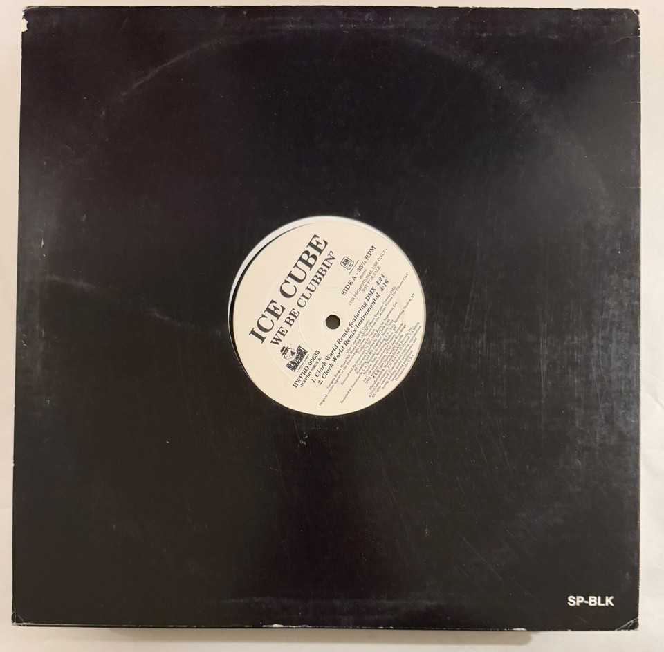 ICE CUBE – WE BE CLUBBIN' - VINYL EP BLACK - VG+ - A15 | eBay