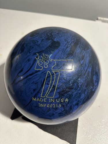 Track Triton MUTANT Blue Black Used 15lb Reactive Bowling Ball | eBay
