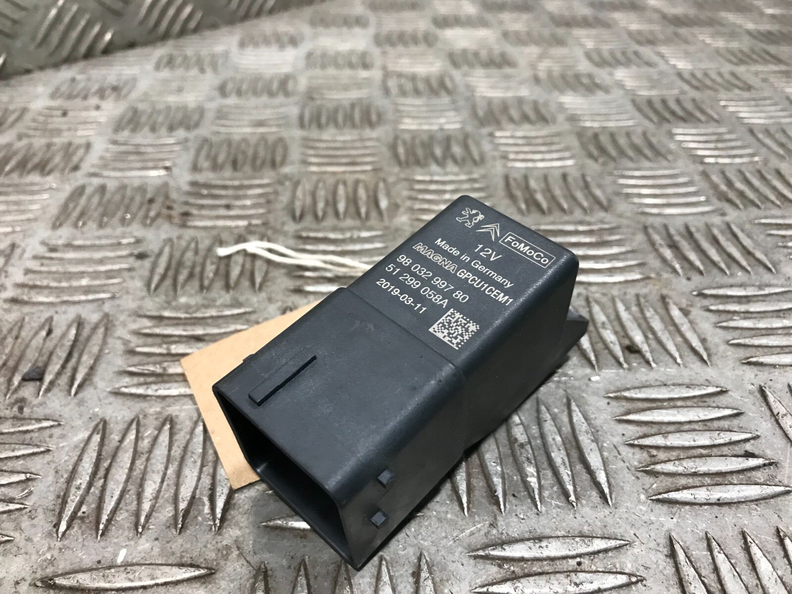 Ford Fiesta 2017 Mk7 Glow Plug Relay Preheater 9803299780 for sale ...