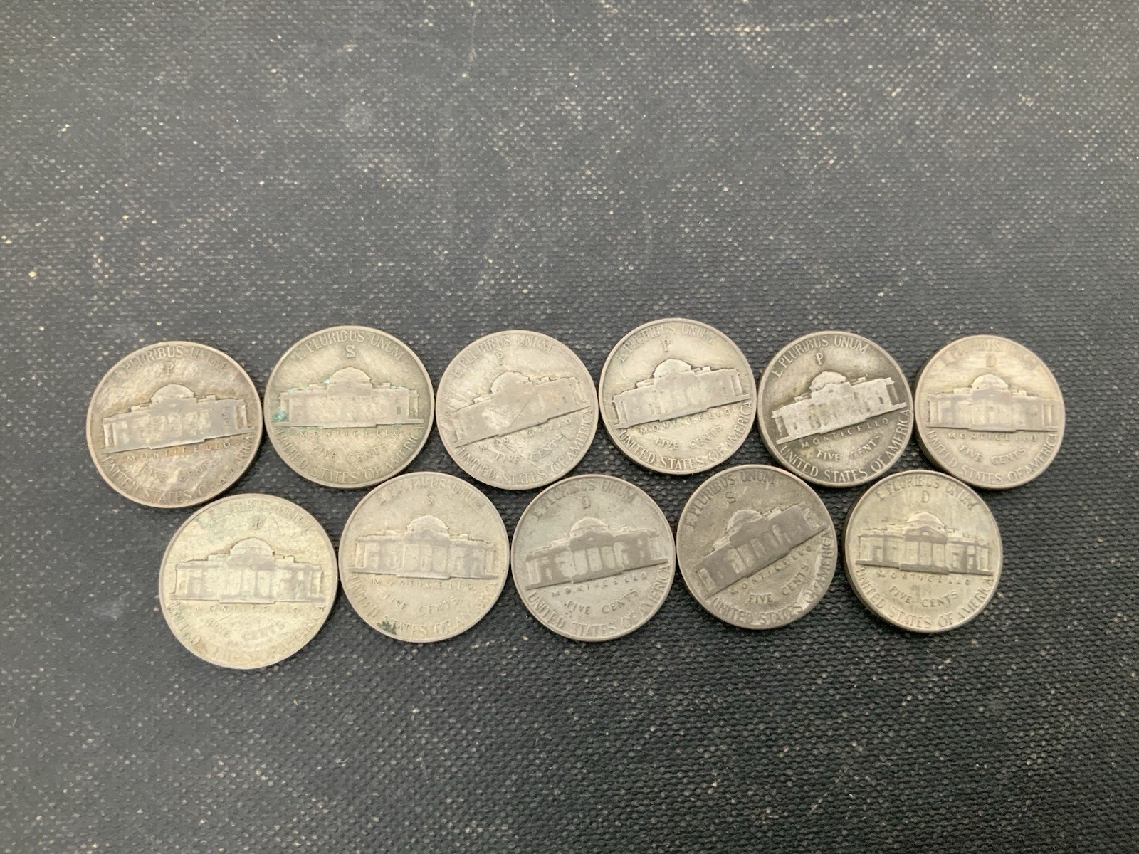 Lot of 11 35% Silver Jefferson War Nickels 1943-1945. Free Shipping. | eBay