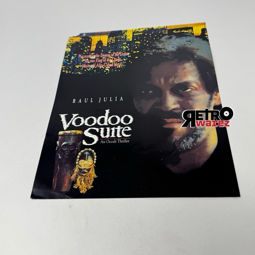 Voodoo Suite VHS Movie Promo AD Slick Flyer 8.5x11” Raul Julia Ruben ...